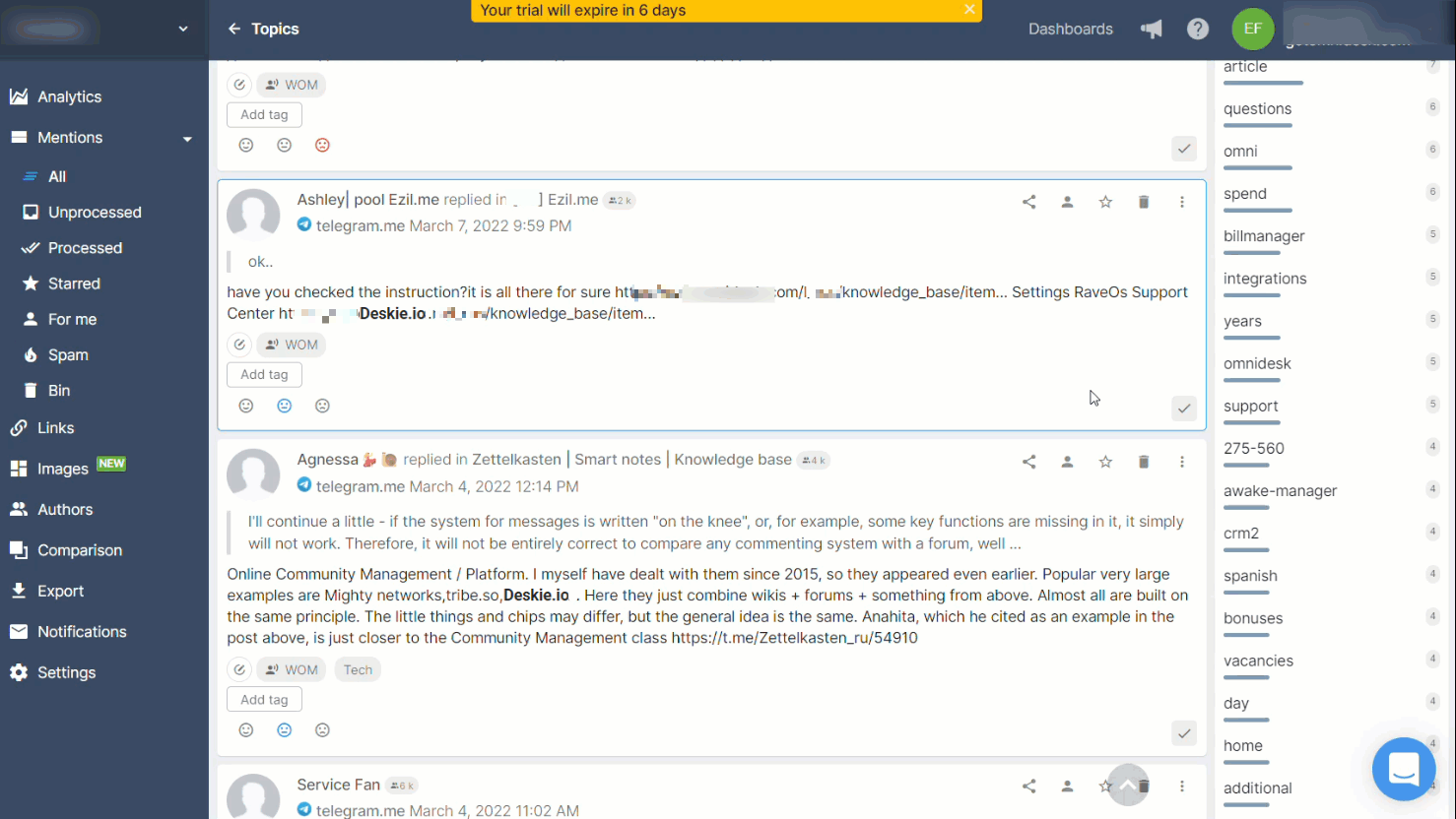 Integration with YouScan